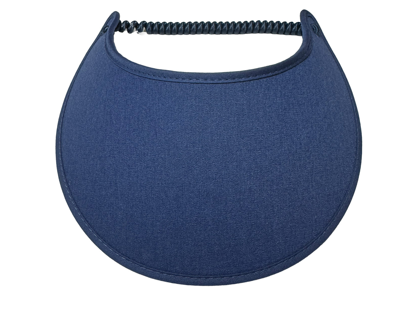 Navy wide brim foam sun visor: – www.ladiessunvisors.com